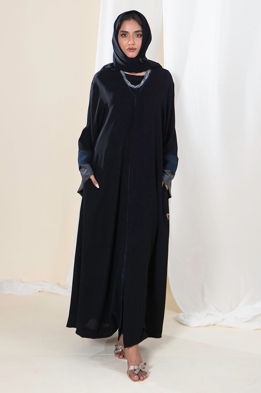 Black Button-Down Abaya | Shop Everyday & Occasion Wear – MUMTAZ