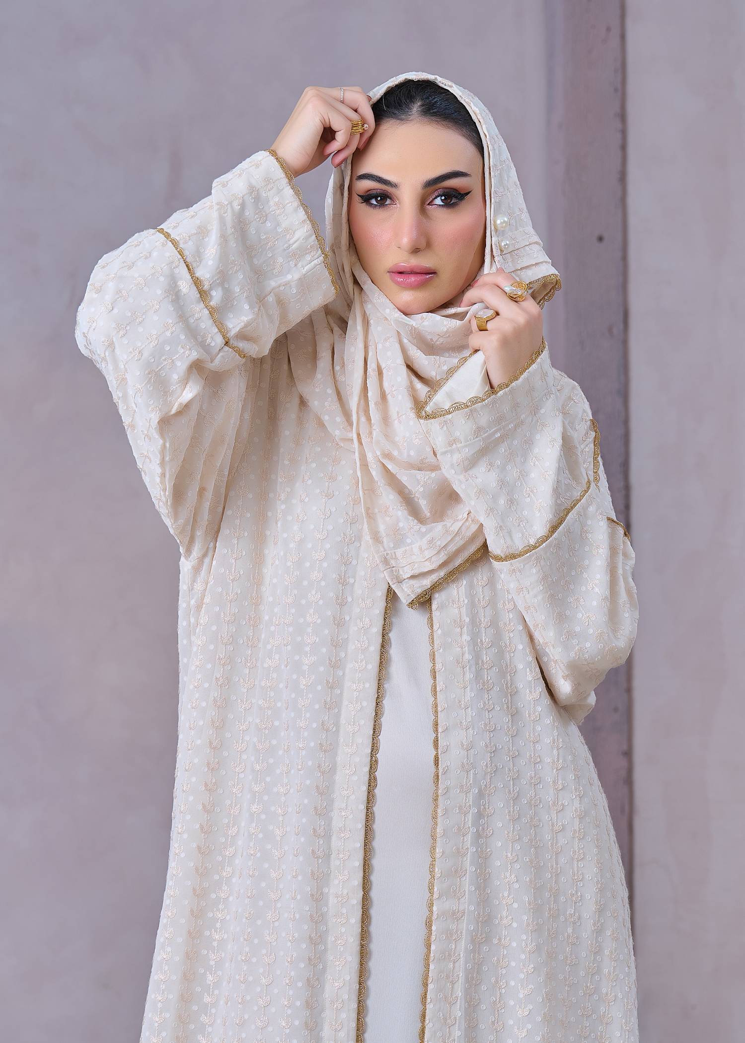 3 Pc Festive Abaya | Shop Abaya Online in Pakistan Today – MUMTAZ